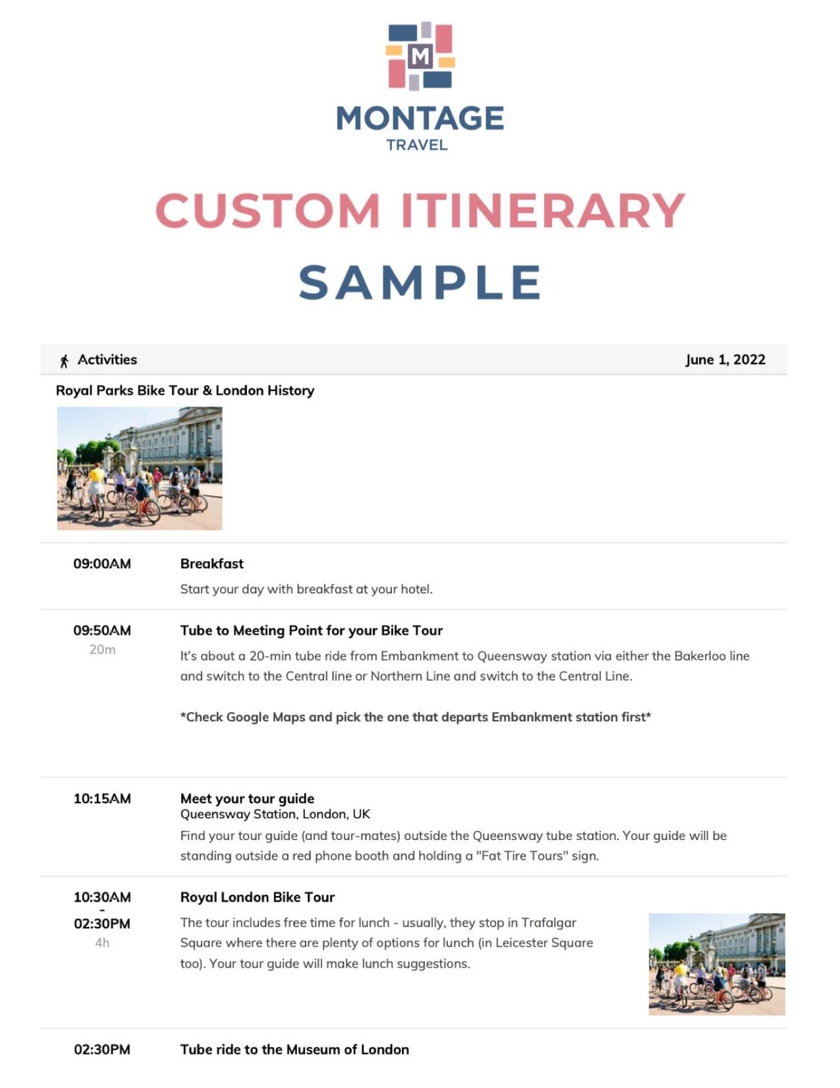 Custom Travel Itineraries - Montage Travel