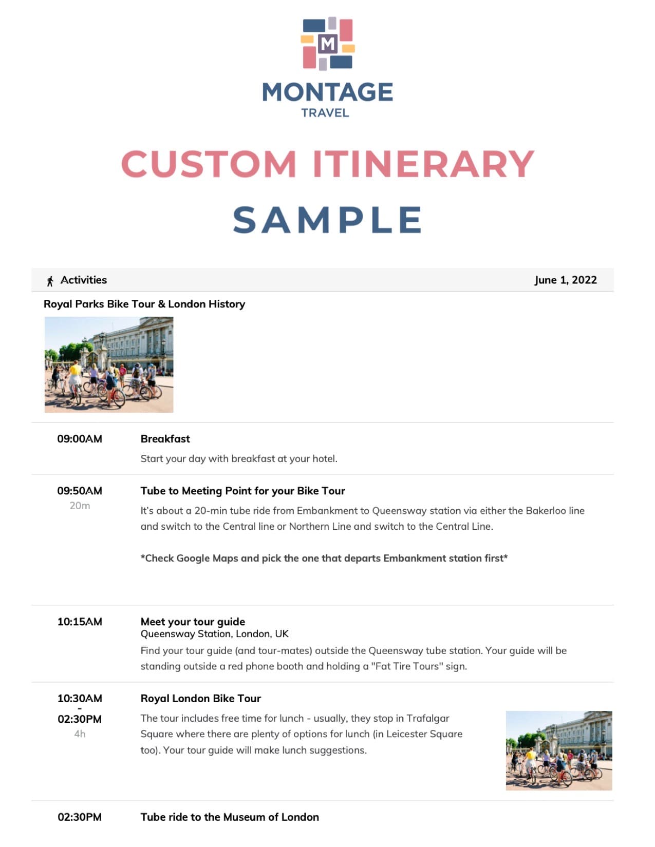 Custom Travel Itineraries - Montage Travel